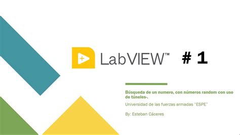 Números Random E Iteraciones En Labview Youtube