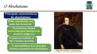 Slide Historia Estado Moderno E O Absolutismopdf