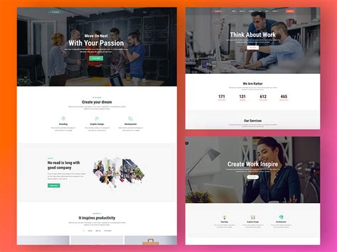 Dribbble Karbar Multipurpose Bootstrap4 Template Png By Devitems