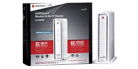 Motorola Surfboard Docsis 3 0 Cable Modem And 802 11ac Wi Fi Router 117 Shipped Reg 220