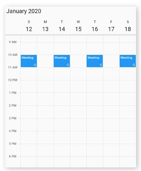 Appointments In Flutter Event Calendar Widget Syncfusion