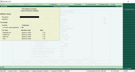 How To Enter HSN Code In Tally ERP Release