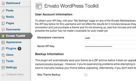 Integrating The Envato WordPress Toolkit To Your Theme The Plugin Envato Tuts