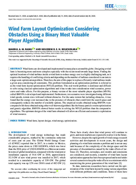 pdf wind farm layout optimization considering obstacles using a