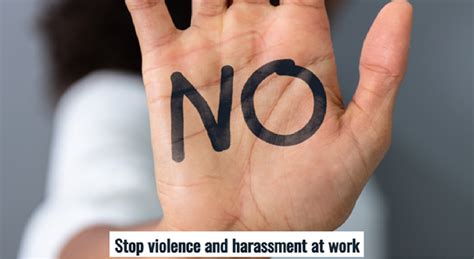 Violence And Harassment At Work