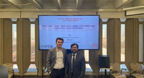 Dr Muhammad Farooq Umar Successfully Defended His Ph D Dissertation Intelligent Power