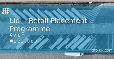 Lidl Retail Placement Programme Job In Multiple GRB