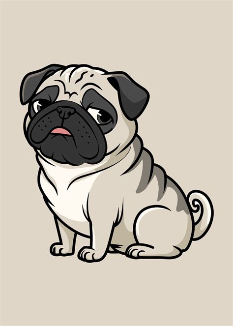 Pug Cartoon Memes 229 Pug Funny High Res Illustrations Getty Images