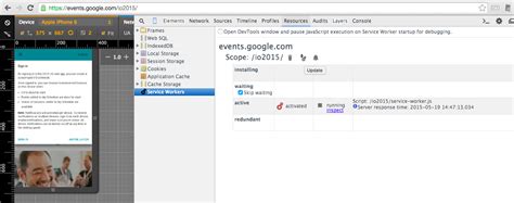 Service Worker Debugging
