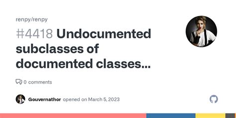 Undocumented Subclasses Of Documented Classes End Up In The Doc · Issue