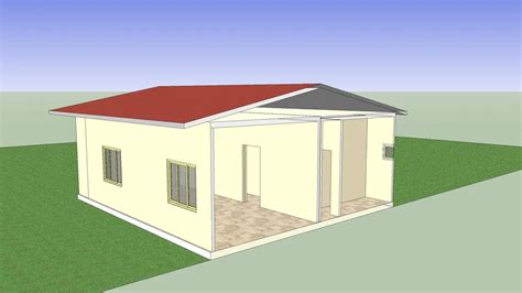 3d Section Across Precast Module 3d Warehouse