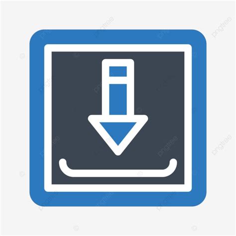 Save Load Symbol Down Vector Load Symbol Down Png And Vector With