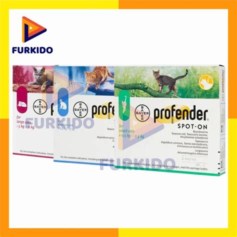 Jual Profender Spot On Cats For Round And Tapewormer Shopee Indonesia