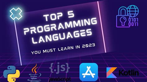 top 5 programming languages should learn in 2023 youtube