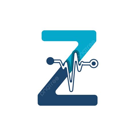 รูปตัวอักษร Z พร้อมเทมเพลตสัญลักษณ์องค์ประกอบเวกเตอร์โลโก้ชีพจร Png ค
