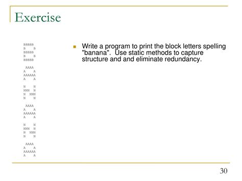 Ppt Procedural Decomposition Using Static Methods Powerpoint Presentation Id4668259