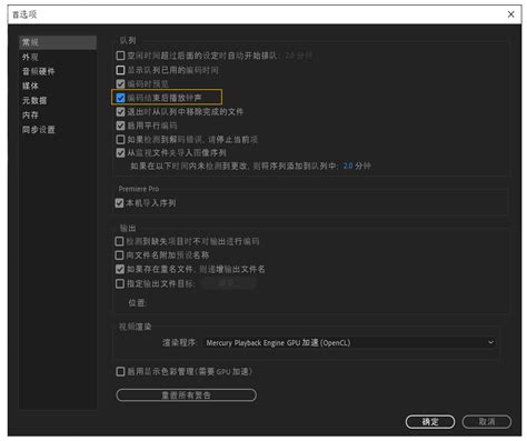 使用 Media Encoder 对视频和音频进行编码与导出操作