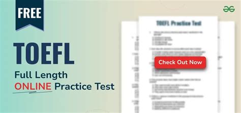 Toefl Practice Test Download Full Length Free Test 48 Geeksforgeeks