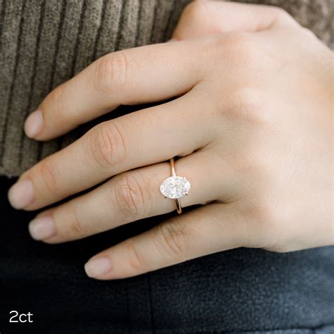 Oval Engagement Rings Rose Gold