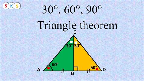 30° 60° 90° Triangle Theorem Proof I Triangle I Theorem Of 30° 60° 90