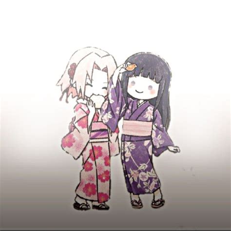 Sakuhina Sakura And Hinata в 2024 г Хината хьюга Наруто Персы