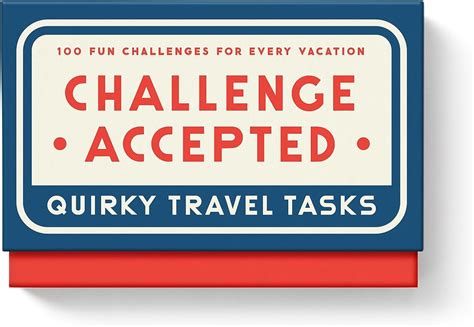 Brass Monkey Challenge Accepted Travel Tasks Deck Of