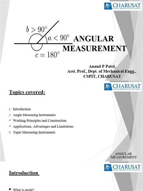 Angular Measurement Download Free Pdf Angle Metrology
