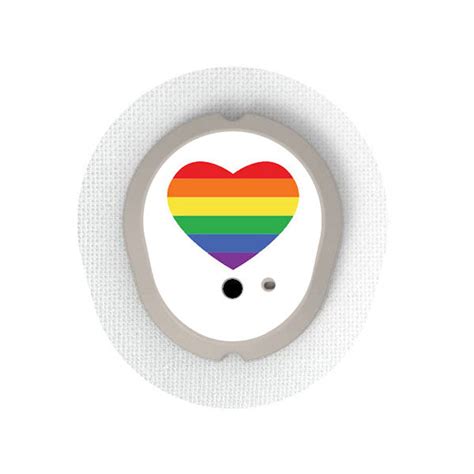 Dexcom G7 Transmitter Sticker Pride Heart Pimp My Diabetes