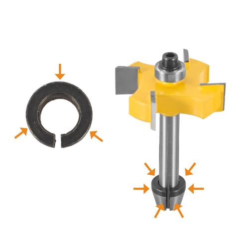 6mm 6 35mm 8mm Collet Chuck For Engraving Trimming Machine Electric Router Bits 2pcs