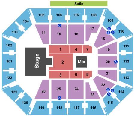 Mohegan Sun Arena Tickets And Mohegan Sun Arena Seating Chart Buy