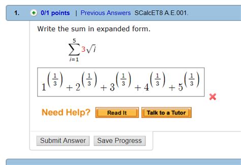 Solved Write The Sum In Expanded Form Sigma 5 I 1 3