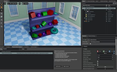 Compute Geometry Penetrations — Omniverse Extensions
