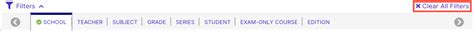 Clear All Filters Definition Edgenuity