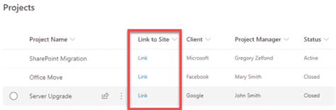 how to use a hyperlink column on a custom list to organize links to