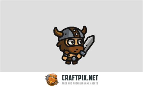 Viking Tiny Style D Character Sprites CraftPix Net