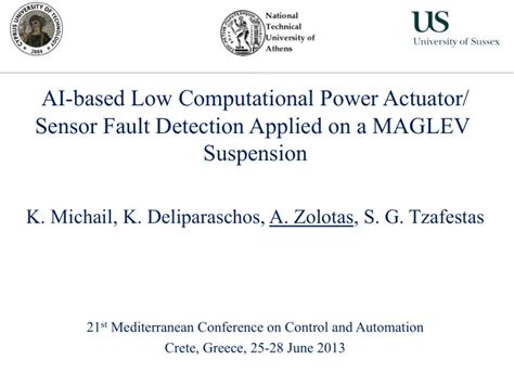 Ppt Ai Based Low Computational Power Actuator Sensor Fault Detection Powerpoint
