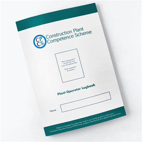 2024 Cpcs Logbook To Renew Blue Card F13 Application Form Citb