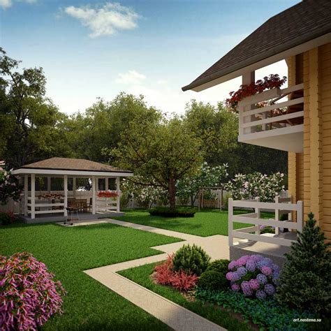 Ландшафтный дизайн участка 6 соток Journal Dacha