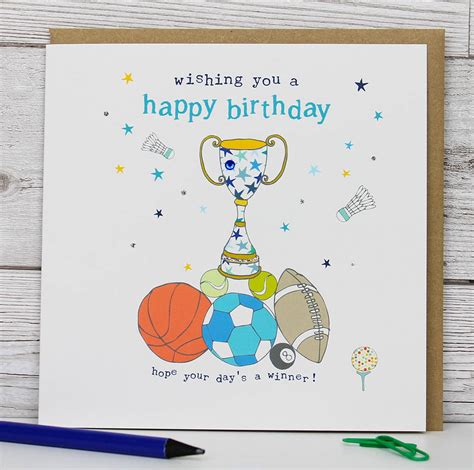 Male Birthday Greetings Card By Molly Mae