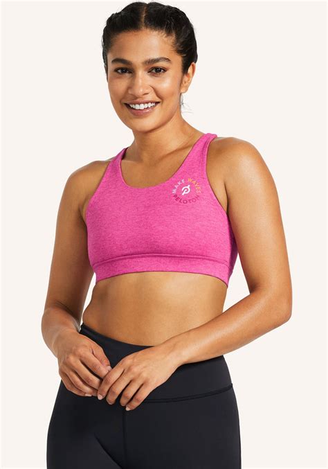 Heathered Strappy Bra Peloton Apparel Canada
