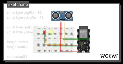 Ultrasoniclatihanwidya Copy Wokwi Esp32 Stm32 Arduino Simulator