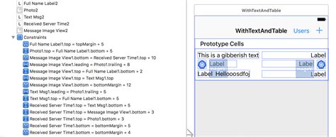 Ios Swift Chat Messaging Layout Stack Overflow