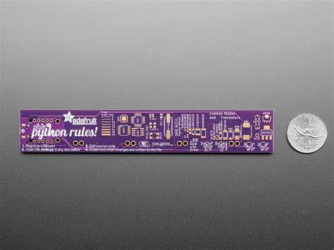 Adafruit Pyruler Engineer Reference Ruler With Circuitpython Id