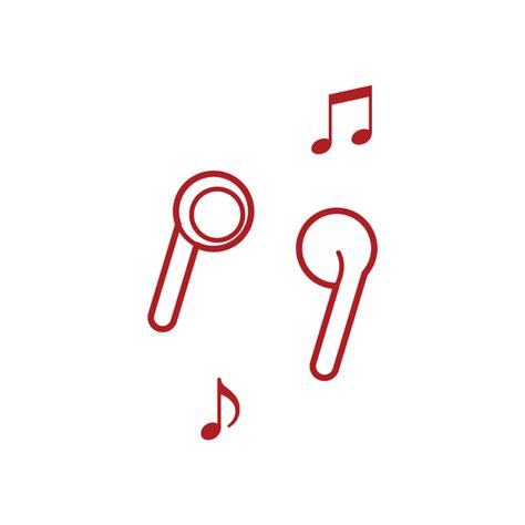 무선 이어폰 일러스트레이션 무료 일러스트 소재집 Kukukeke