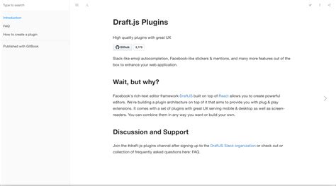 Homepage Ux · Issue 135 · Draft Js Pluginsdraft Js Plugins · Github