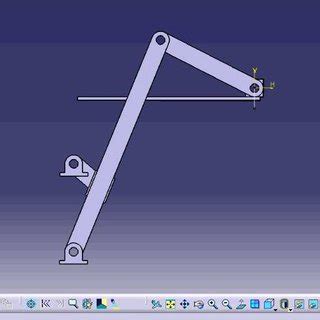 CAD Model Of Crank And Slotted Lever Quick Return Mechanism Download Scientific Diagram