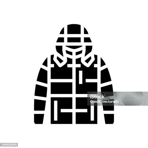 복어 겉옷 남성 글리프 아이콘 벡터 일러스트 레이 션 0명에 대한 스톡 벡터 아트 및 기타 이미지 0명 겨울 남녀공용 Istock