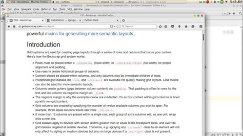 74 python web django undrestanding bootstrap youtube