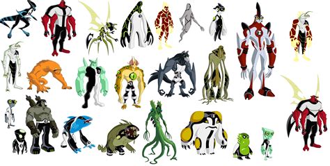 Ben 10 Omniverse Aliens Transformations