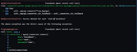 Access Denied For User Pipeline De Dados Integrando Python Com Mongodb E Mysql Solucionado